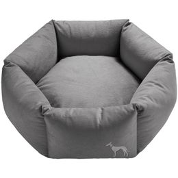 Hunter Orthop&auml;disches/Ergonomisches Hundesofa Merida 6-eckig anthrazit / M