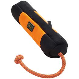 Hunter Trainer Snack Dummy mit Seil orange/schwarz / 20 cm