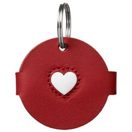 Hunter Anh&auml;nger Hundemarken-Etui Love rot / S
