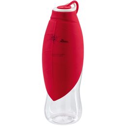 Hunter Outdoor Trinkflasche mit Silikonnapf List rot / one-size