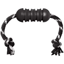 HUNTER Hundespielzeug Kong Extreme Dental mit Tau schwarz / 12 cm
