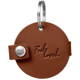 Hunter Anh&auml;nger Hundemarken-Etui Aalborg cognac / S