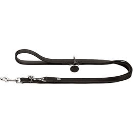 Hunter Verstellbare F&uuml;hrleine Comfort schwarz/schwarz / 15/200