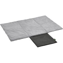 Hunter Kissen und Hundedecke 2in1 Rockford anthrazit/hellgrau / XL