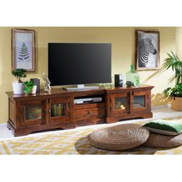 TV-Board Akazie 210x50x50 nougat lackiert OXFORD #339