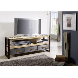 TV-Board Mango 150x40x60 natur bedruckt FACTORY #106