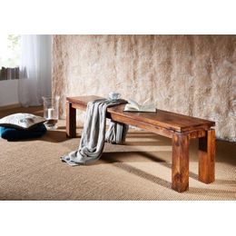 Bank Sheesham 160x35x45 life honey lackiert METRO LIFE #161