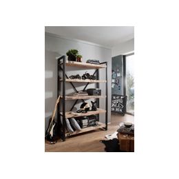Regal Mango 120x40x180 natur bedruckt FACTORY #144