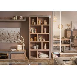 Standregal Akazie 100x35x204 beige lackiert Amsterdam #121
