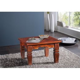 Couchtisch Akazie 60x60x40 nougat lackiert OXFORD #426