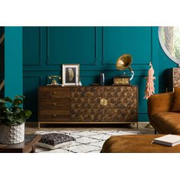 Sideboard Mango 180x40x77 braun geölt DIAMOND #210