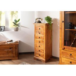 Kommode Akazie 47x43x112 honig lackiert OXFORD #0523