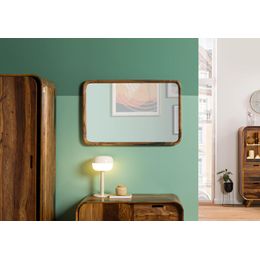 Wandspiegel Sheesham 60x5x90 dunkelbraun lackiert MAILAND #240