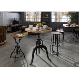 Tisch Altholz 75x75x75 mehrfarbig lackiert INDUSTRIAL #21