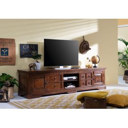 TV-Board Akazie 220x50x55 nougat lackiert OXFORD #341
