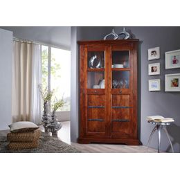 Eckschrank Akazie 108x57x183 nougat lackiert OXFORD #410