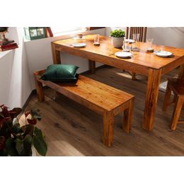 Bank Akazie 140x40x45 honig lackiert OXFORD #0014