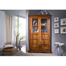 Eckschrank Akazie 108x57x183 honig lackiert OXFORD #0410