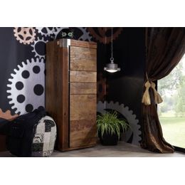 Highboard Mango 53x45x142 braun lackiert Amsterdam #06