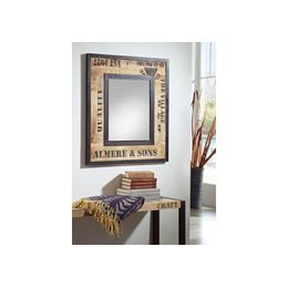 Spiegel Mango 90x3x80 natur bedruckt FACTORY #112
