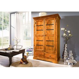 Kleiderschrank Akazie 108x64x180 honig lackiert OXFORD #0509