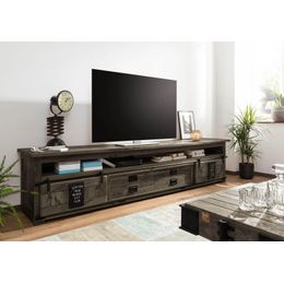 TV-Board Mango 260x50x60 grau lackiert RAILWAY #255