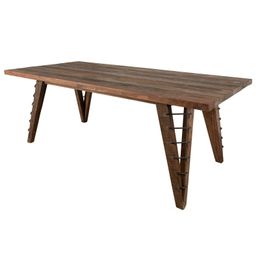 Esstisch Mixwood Teak 200x100 natur lackiert BASSANO #131