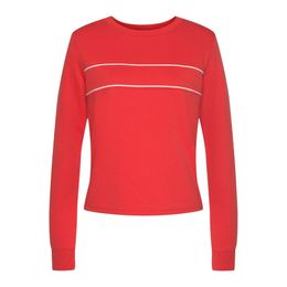 H.I.S. H.I.S Sweatshirt Damen Gr&ouml;&szlig;e XXL feuerrot / wei&szlig;