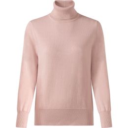 CR&Eacute;ATION L Damen Rollkragenpullover in Feinstrick-Qualit&auml;t puder Gr&ouml;&szlig;e 38