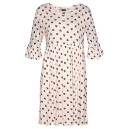 Vivance By Lascana Nachthemd Damen Gr&ouml;&szlig;e XXS/XS rosa / schwarz