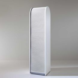 Pharao24.de Aktenschrank mit Rollo Weiß