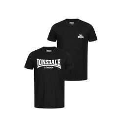 Lonsdale T-Shirt Herren Gr&ouml;&szlig;e 5XL schwarz / wei&szlig;