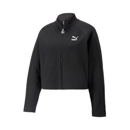 Puma Sportsweatjacke 'T7' Damen Gr&ouml;&szlig;e S schwarz / wei&szlig;