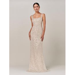 BWLDR Kleid 'HOZIER GOWN' Damen Gr&ouml;&szlig;e 42 champagner Winterkleid