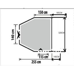 Berger Touring Easy Air Rear aufblasbares Heckzelt für VW T5/T6 - Aufblasbare Vorzelte