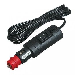 12-24 Volt winkelbarer Universalstecker mit Schalter + 2m Leitung - 12 / 24 V Adapter & Kupplung von Procar
