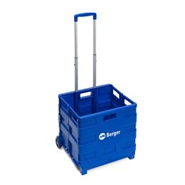 Berger Einkaufstrolley XL faltbar 42 x 40 x 37 cm - Bollerwagen und Trolleys