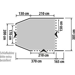 Berger Liberta Air aufblasbares Heckzelt für SUVs - Aufblasbare Vorzelte