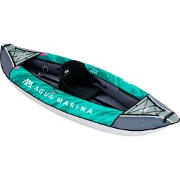 Aqua Marina Laxo Freizeit Kajak Set 7 teilig gr&uuml;n/grau f&uuml;r 1 Person - Schlauchboote, Kajaks & SUP-Boards