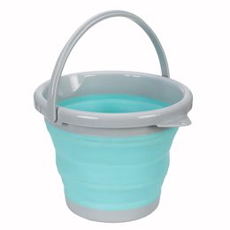 Berger Falteimer 5 Liter türkis / grau - Wäsche & Trocknen