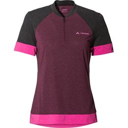Vaude Altissimo Q-Zip Damen Radshirt lila 42 - Damenshirts, -blusen & -pullover