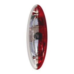 Umrissleuchte SPL 2010 rot/weiß oben mit Grundplatte 12V - Fahrzeugbeleuchtung außen von Jokon
