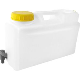 Comet Raumsparkanister 12 Liter mit Auslaufhahn 425 x 125 x 260 mm - Frischwasserkanister