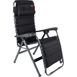 Crespo AP-232 Liegestuhl Air Deluxe schwarz - Relaxsessel