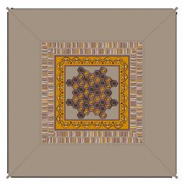 Bent verbindbarer Teppich Zip Carpet 250 x 250 cm Carpet Afrika - Vorzeltteppich & Zeltboden