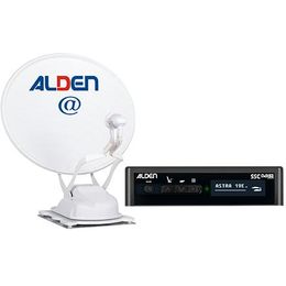 Alden Onelight@ 60 HD EVO vollautomatische Satellitenanlagen inklusive S.S.C. HD-Steuermodul und LTE Antenne Farbe Ultrawhite - Camping-Sat-Anlagen
