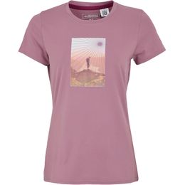 Regatta Fingal Stretch Damen T-Shirt lila 50 - Damenshirts, -blusen & -pullover