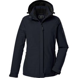 Killtec KOW 250 Damen Funktionsjacke mit abzippbarer Kapuze schwarz 50 - Damenjacken