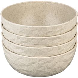 Koziol Club Bowl Schale 4-tlg. 700 ml - Nature Desert Sand - Sch&uuml;sseln & Schalen