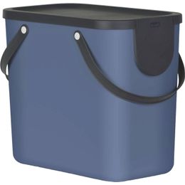 Rotho Recycling M&uuml;llsystem Albula 25 Liter horizon blue - Abfallbeh&auml;lter